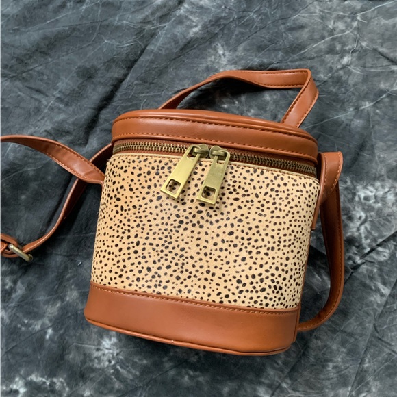 Anthropologie | Bags | Anthropologie Street Level Calf Hair Camera Bag ...